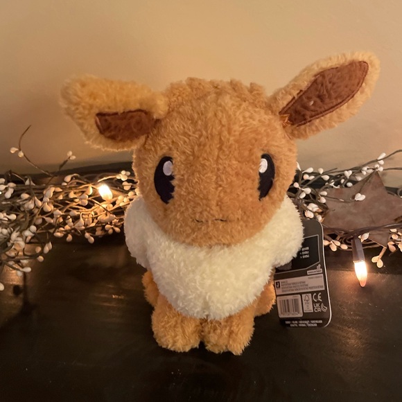 Pokemon | Toys | Nwt Pokmon Eevee Jazwares 8 Inch Cuddly Plush | Poshmark